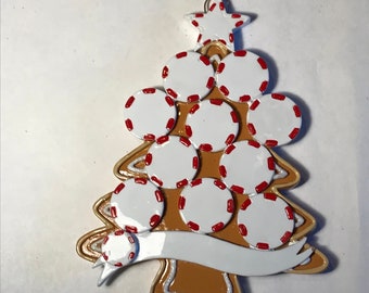 Personalized Gingerbread Family Tree Family of 8 | Etsy