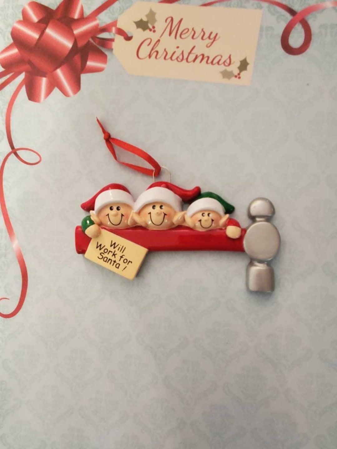 Personalized Elves With Hammer Christmas Ornament, Ornament for ...