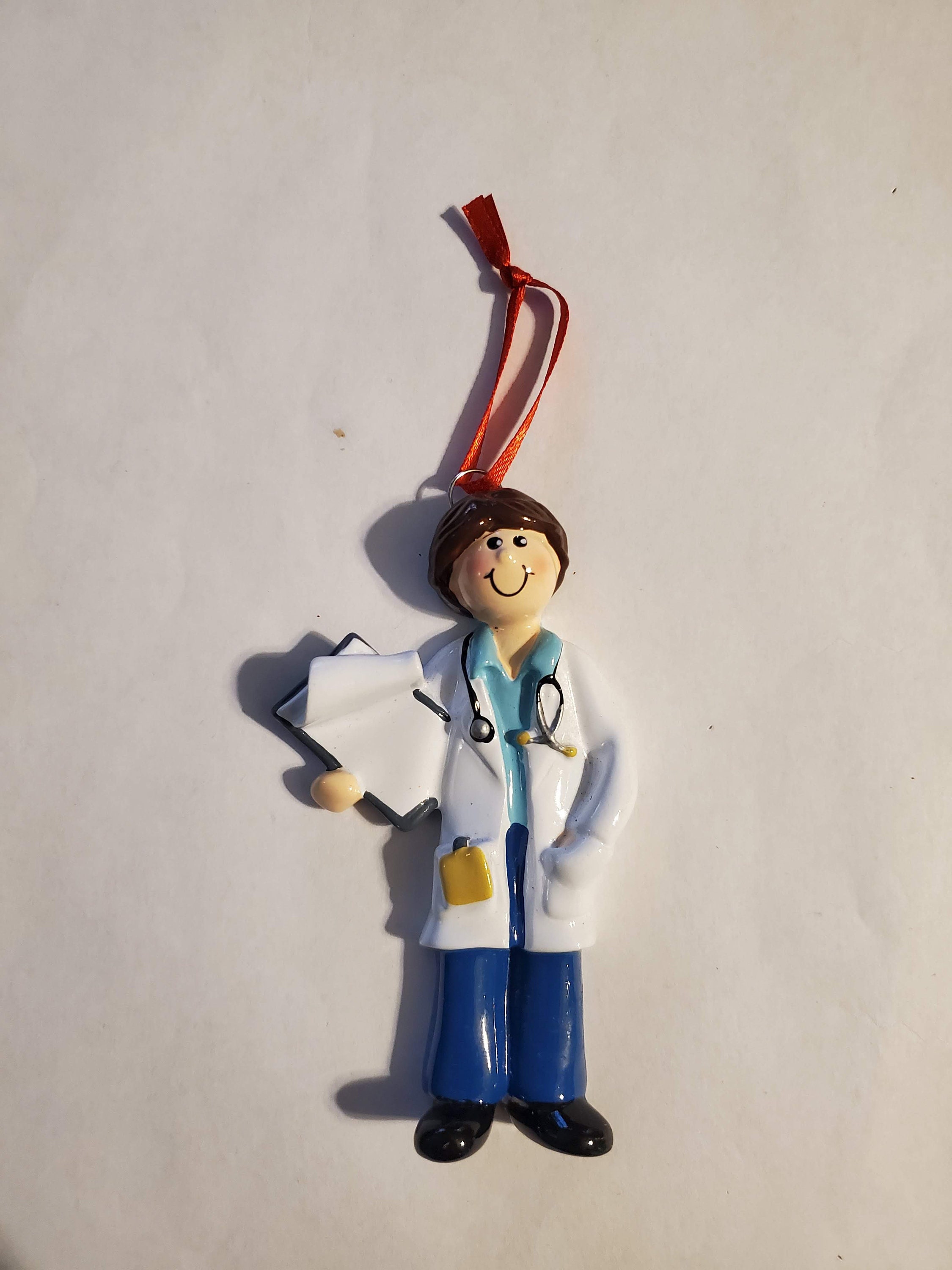 Personalized Female Doctor Christmas Ornament, Medical Graduates ...