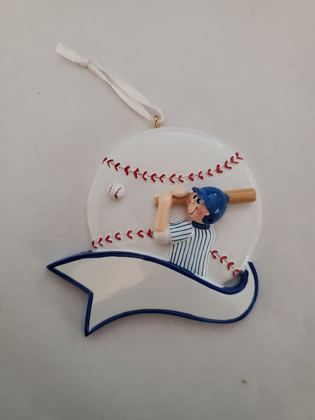Personalized Baseball Player Christmas Ornament Boys Favorite - Etsy