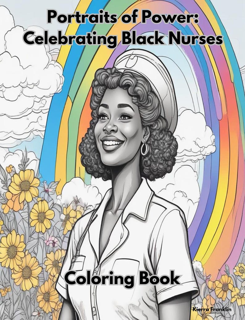 Celebrating Black Nurses: Adult Coloring Book - Etsy