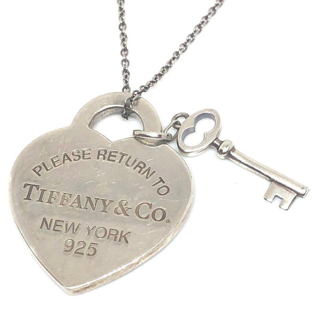 Tiffany & Co. RTT Return Heart Key Necklace Sterling Silver - Etsy