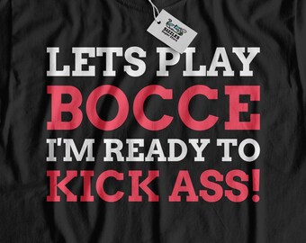 Funny Bocce T Shirt | Etsy