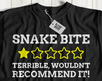 Snake Bite T Shirt - Etsy