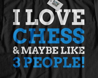 I Love Chess Shirt - Etsy