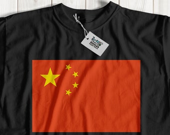 Chinese Flag T Shirt | Etsy