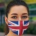 Unisex Cornish Flag Face Mask Breathable & Flexible Flag of Cornwall ...