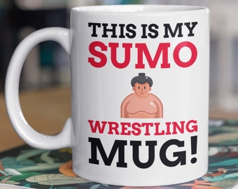 NEW Sumo Shikiri Wrestling Mug Colorful Two-tone 15oz - Etsy