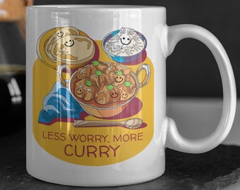 Indian Curry Mug - Etsy