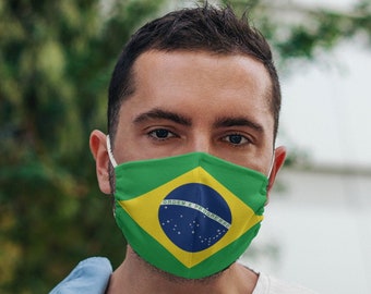 Brazilian Flag Mask - Etsy