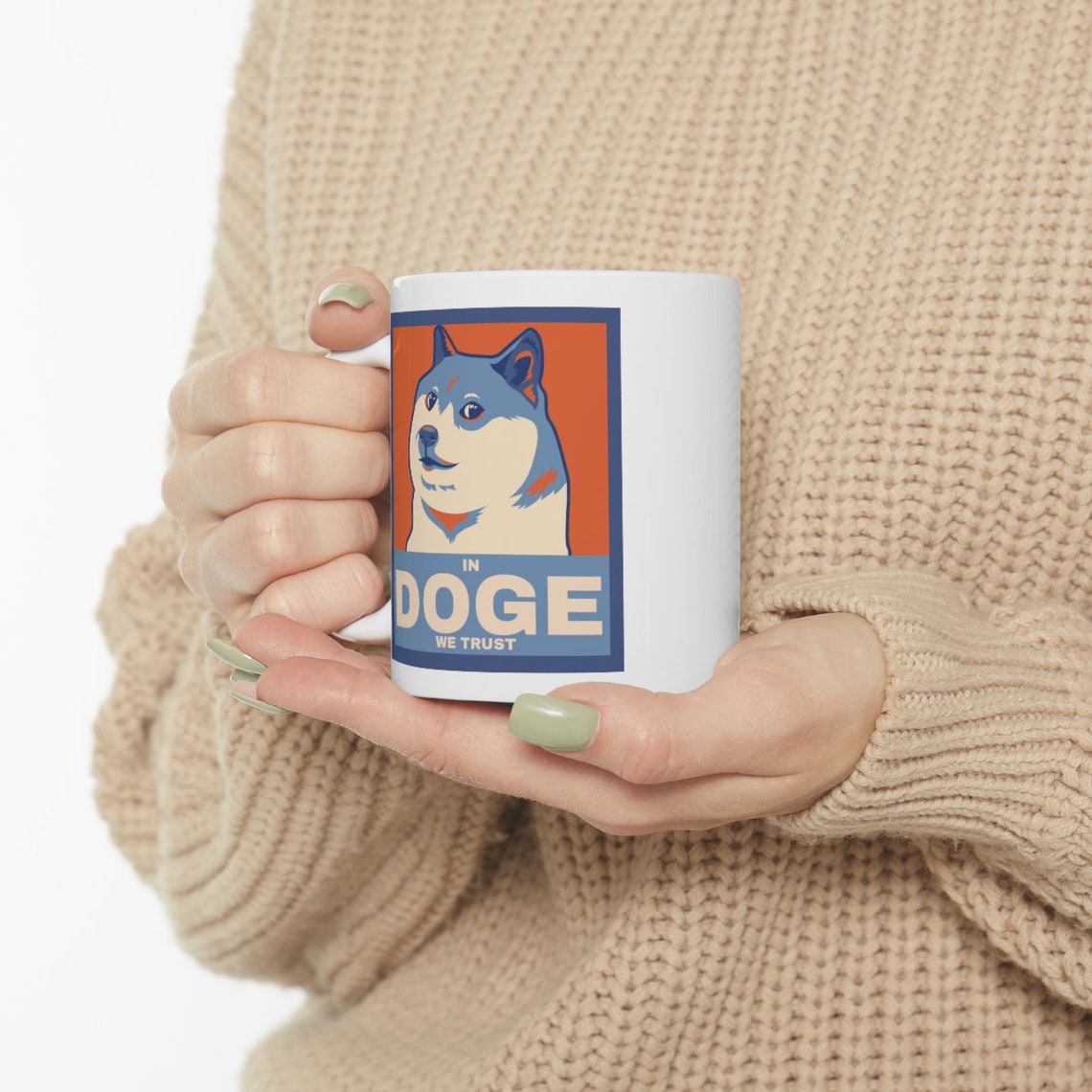 Funny Doge Coin Mug 11oz 330ml Meme Doge Gift Ideas, "very Currency Wow ...