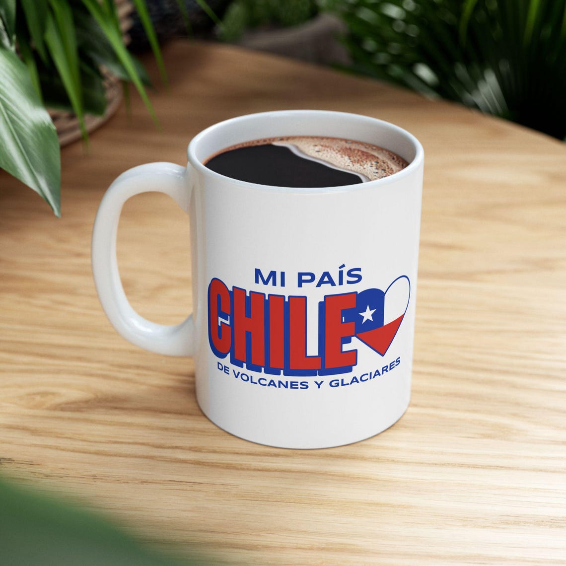 Mi Pais Chile De Volcanes Y Glaciares! Cute Patriotic Chile Mug 11oz ...