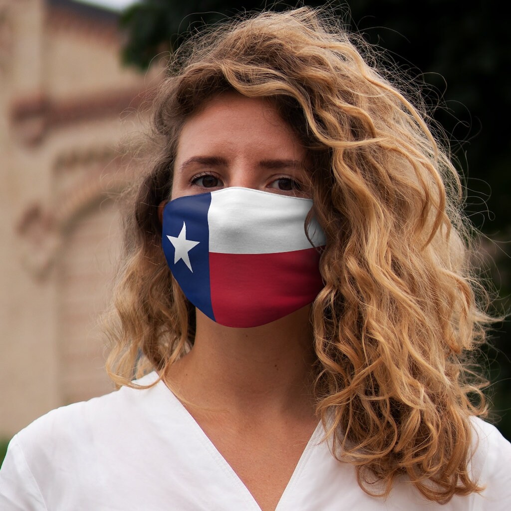 Reusable Texan Flag Fabric Face Mask Flag of Texas - Etsy