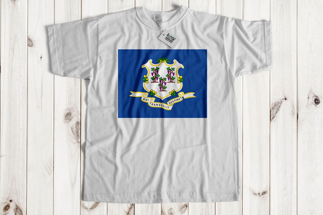 Connecticut Flag T Shirt | Connecticut Flag Shirt | Connecticut Flag ...