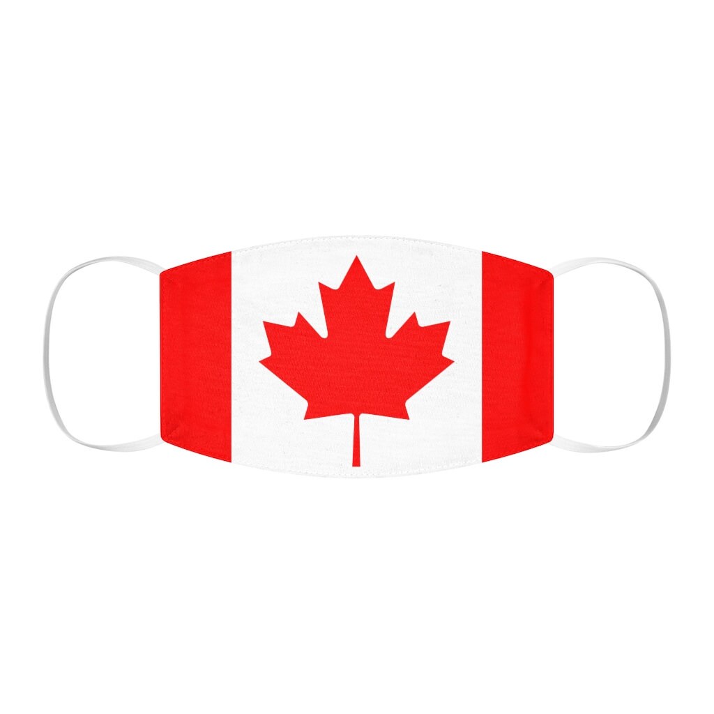 Unisex Canadian Flag Face Mask | Breathable & Flexible Flag of Canada ...