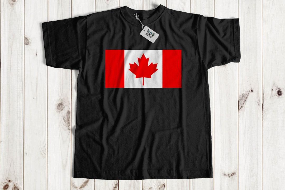 Unisex Canadian Flag T-shirt | Flag of Canada T Shirt | Canadian Flag T ...