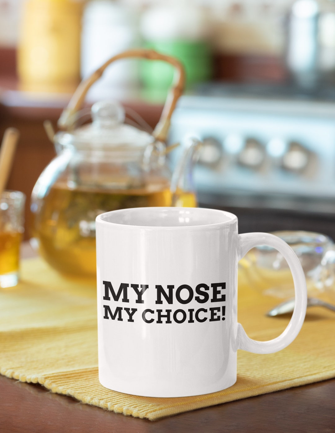 Funny Nose Job Mug 11oz 330ml | Post Nose Operation Gift Ideas | Nose ...
