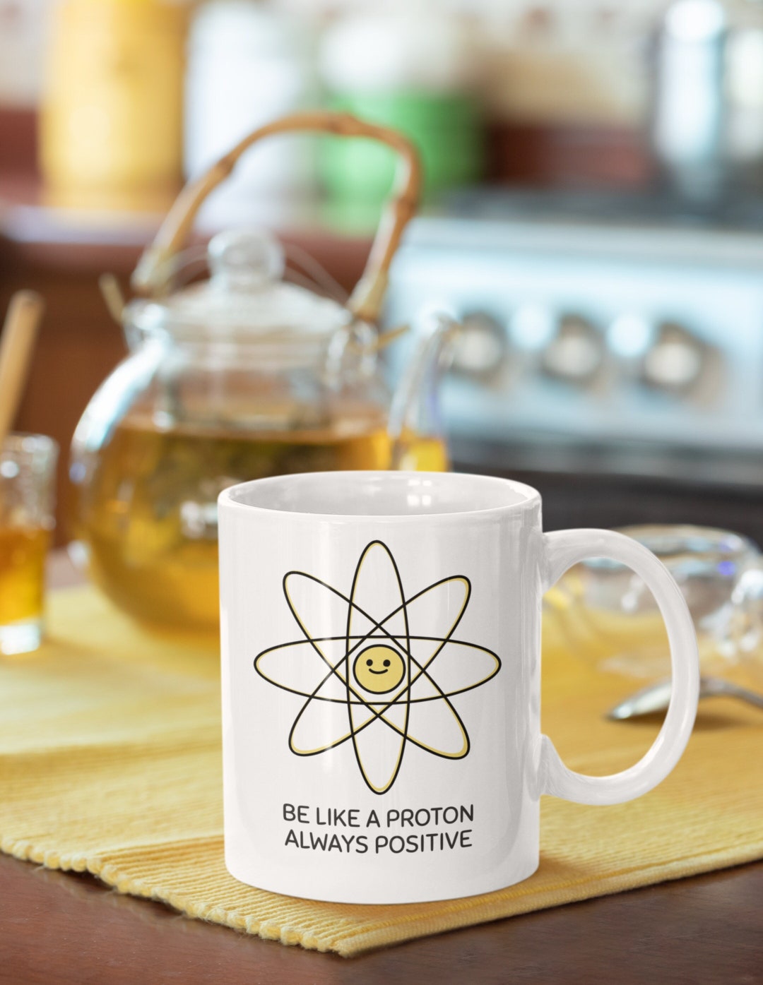 Be Like A Proton Always Positive Funny Physics Mug 11oz 330ml - Etsy
