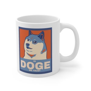 Funny Doge Coin Mug 11oz 330ml Meme Doge Gift Ideas, "very Currency Wow ...