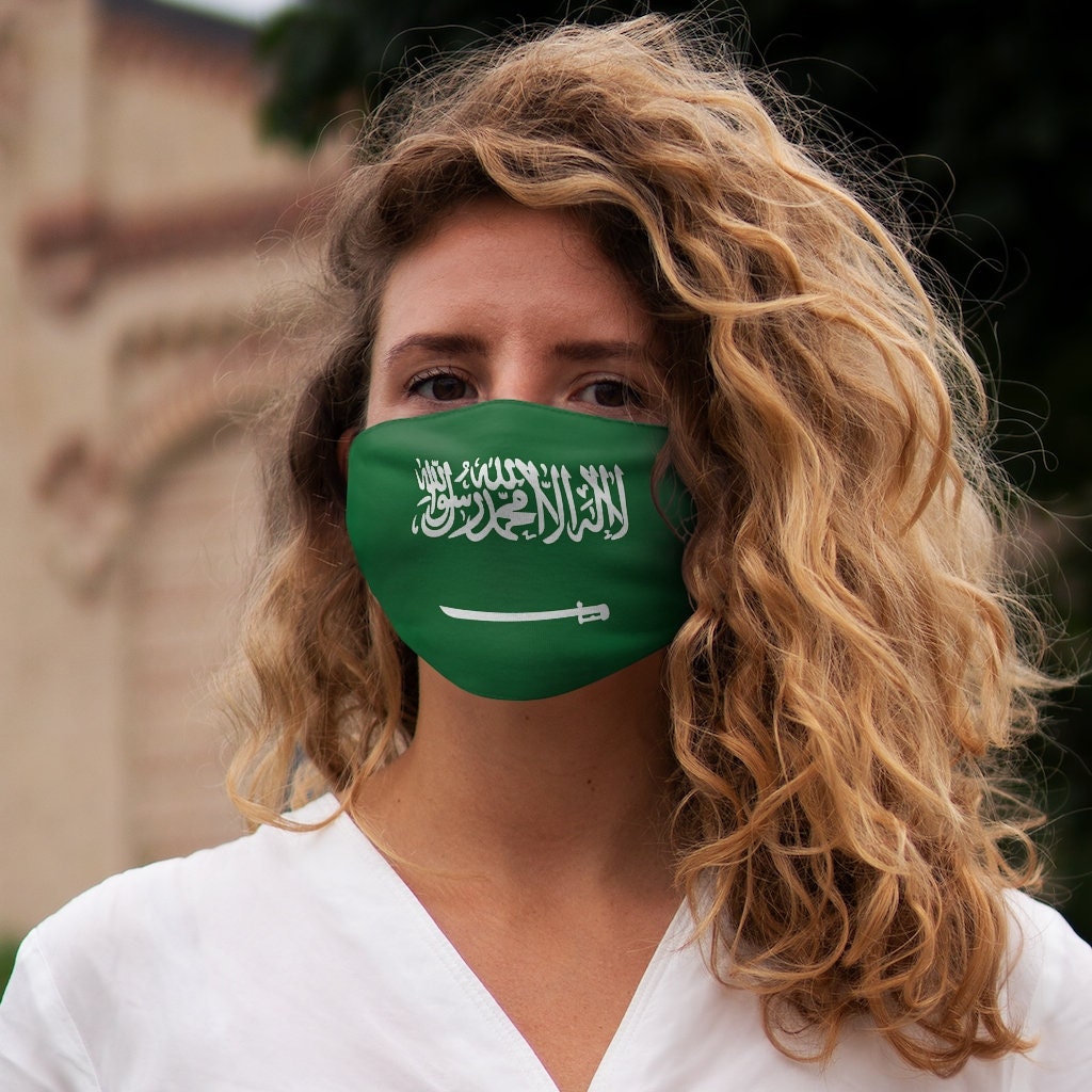 Unisex Saudi Arabian Flag Face Mask Breathable & Flexible - Etsy UK