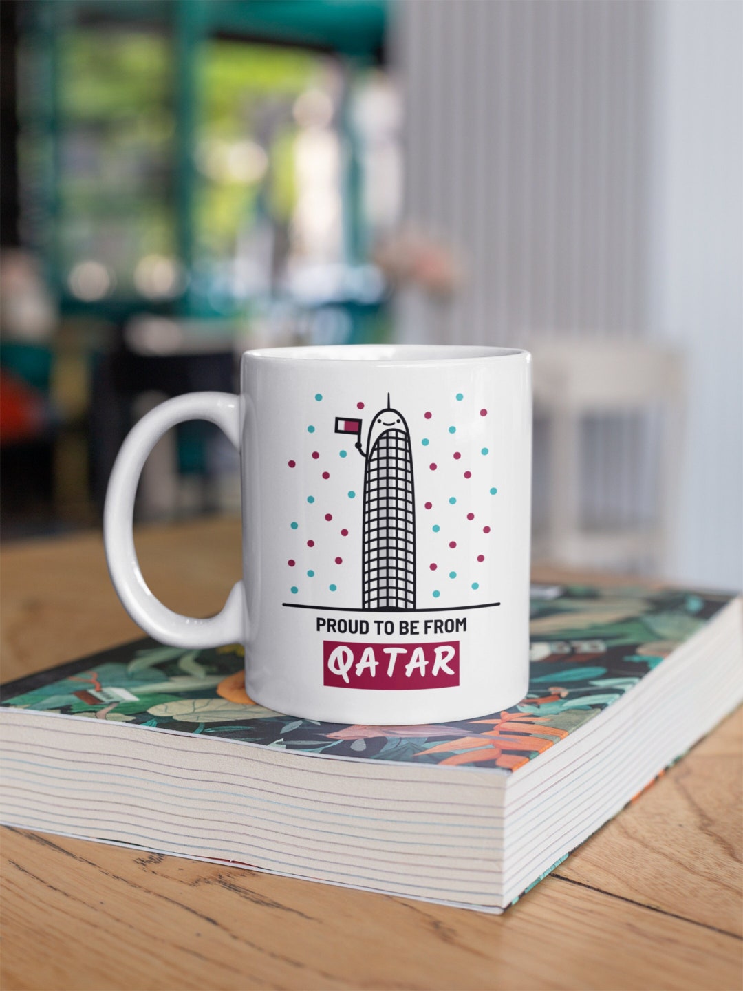 Proud to Be From Qatar Mug 11oz 330ml Qatari Gift Ideas, Doha Mugs - Etsy