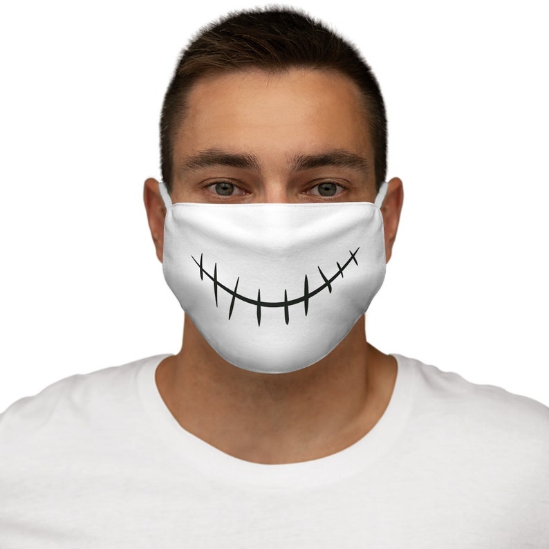 Unisex Skeleton smile scary Face Mask Nightmare before | Etsy
