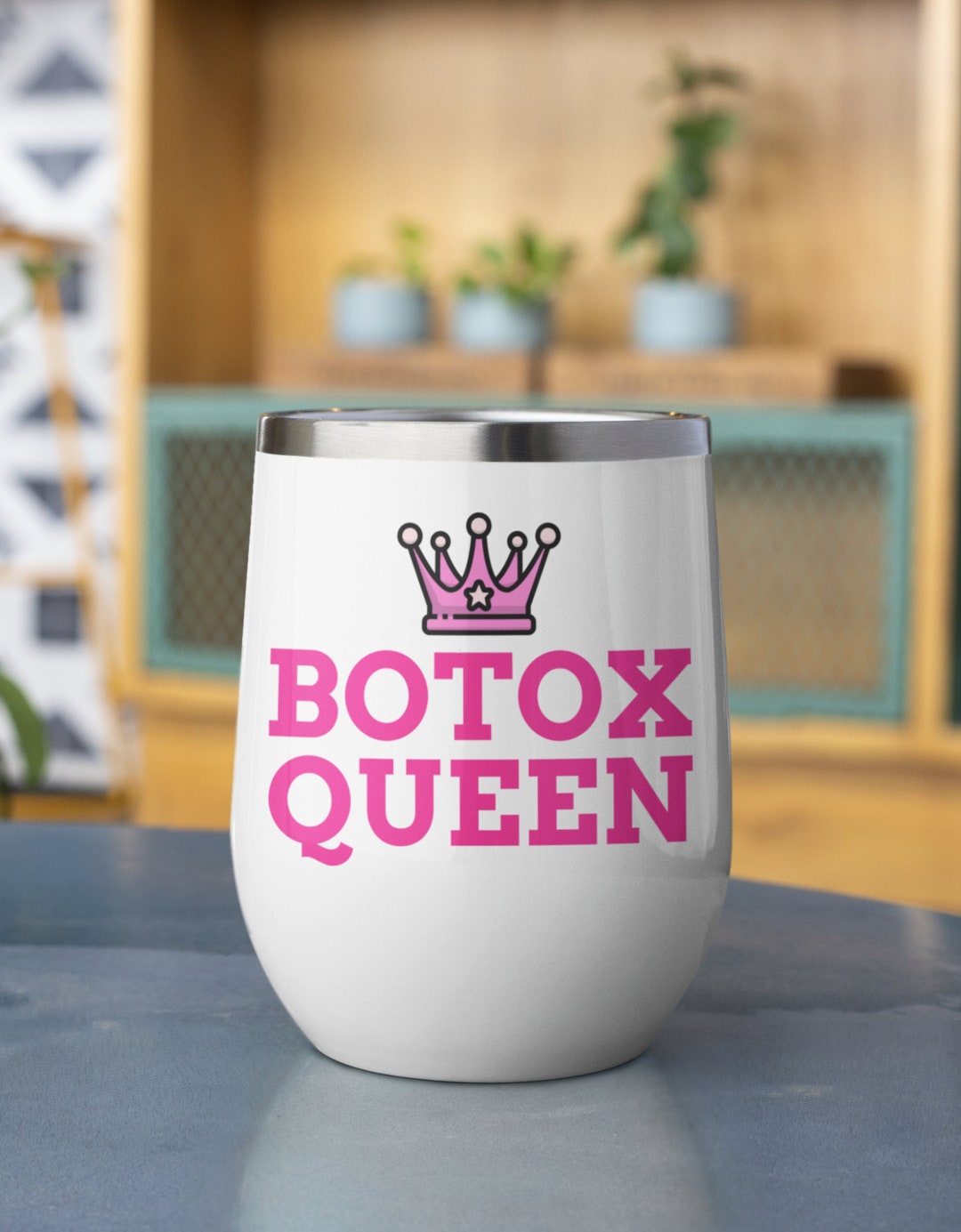 Botox Queen Wine Tumbler 12oz 350ml | Queen of Botox Gift Idea ...