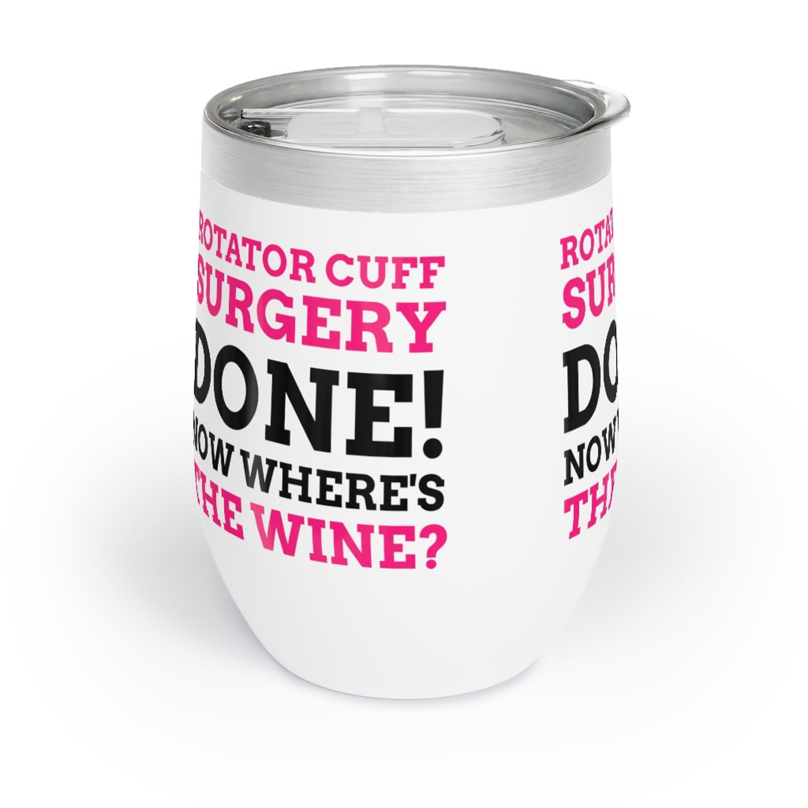 Funny Rotator Cuff Surgery Wine Tumbler 12oz 350ml Injured - Etsy