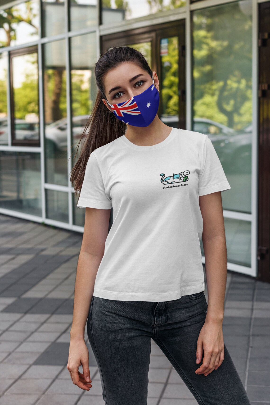 Unisex Australian Flag Face Mask Breathable & Flexible Flag - Etsy