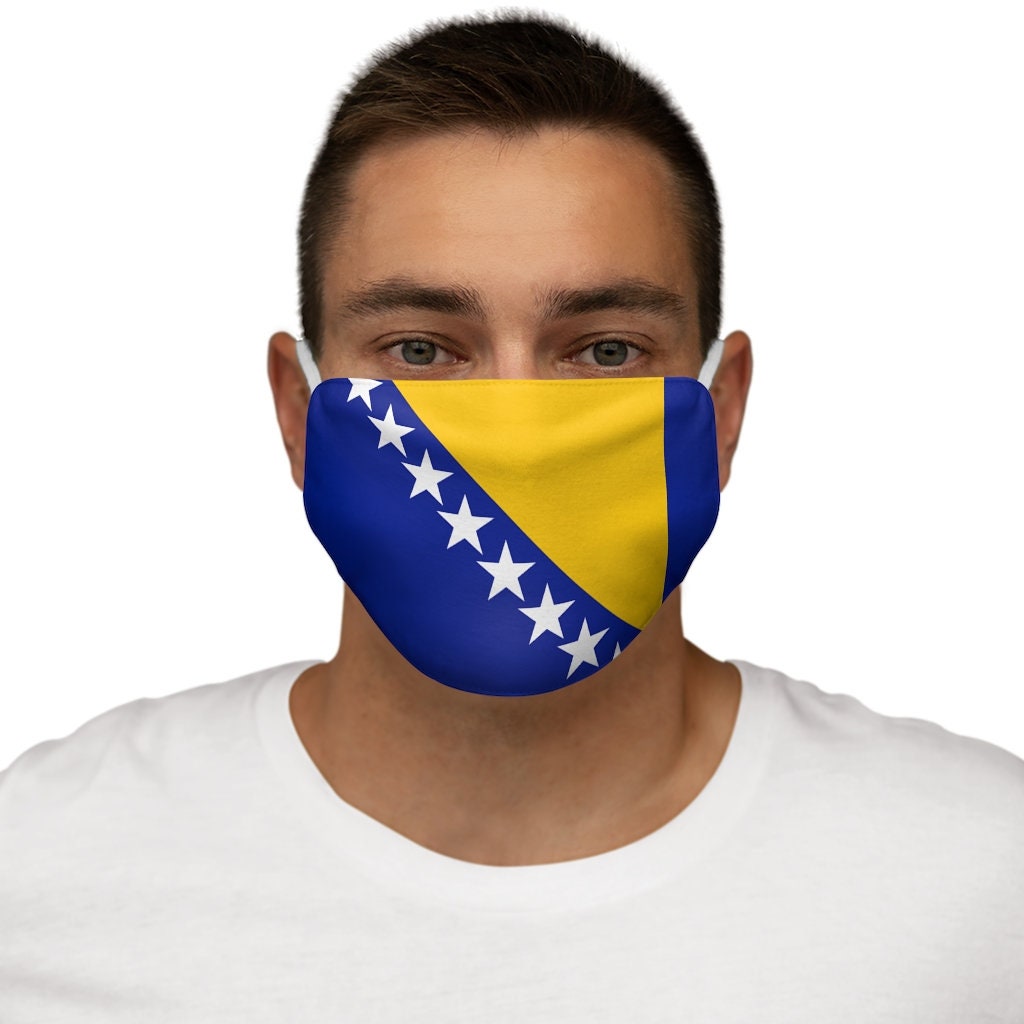 Unisex bosnische Flagge Gesichtsmaske Atmungsaktive & - Etsy.de