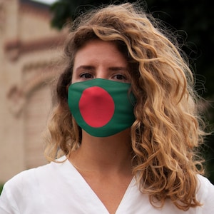 Unisex Bangladeshi Flag Face Mask Breathable & Flexible Flag of ...