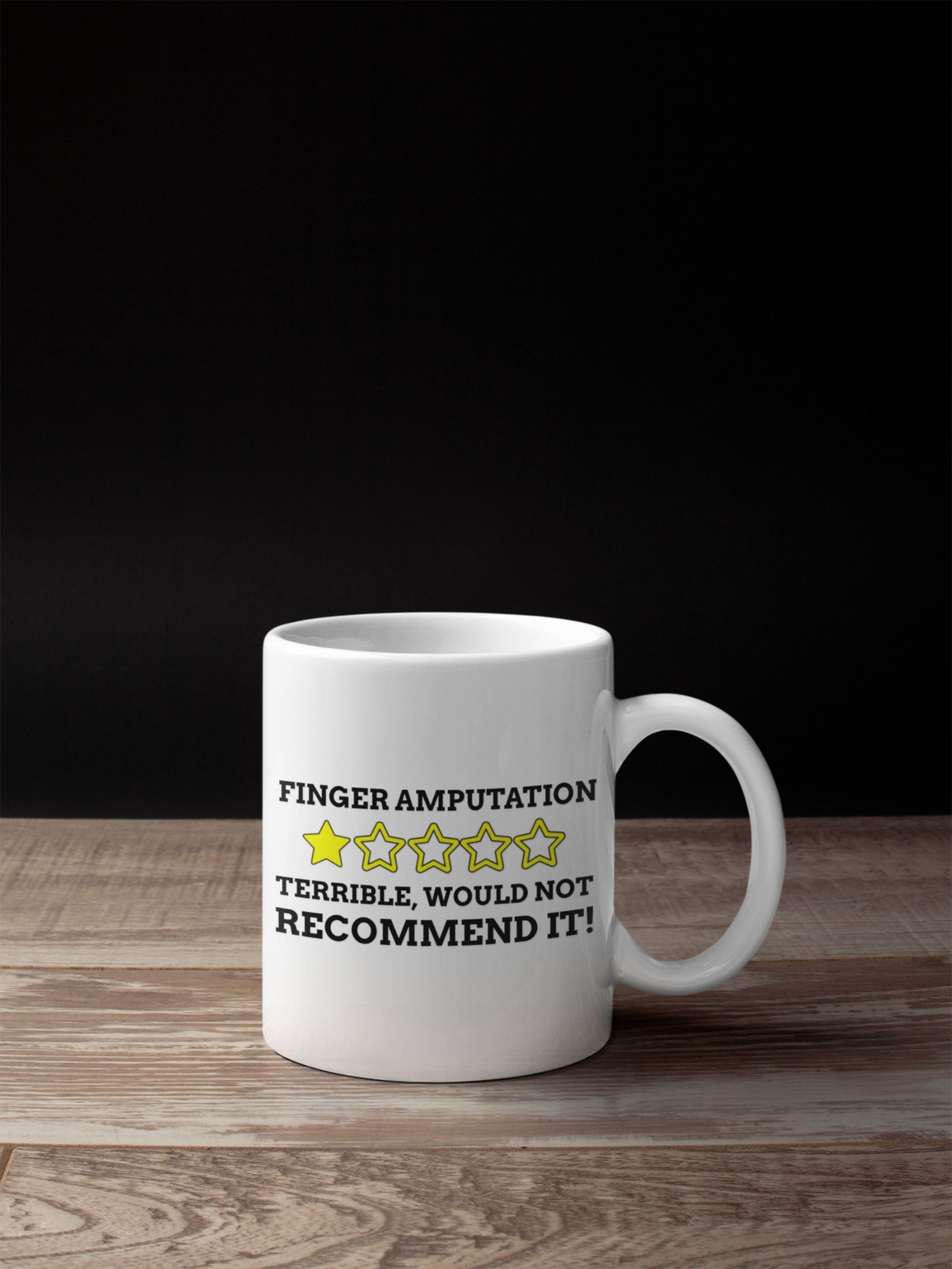 Drink & Barware Mugs finger amputee mug High Three Mug 11oz 330 ml Fun ...