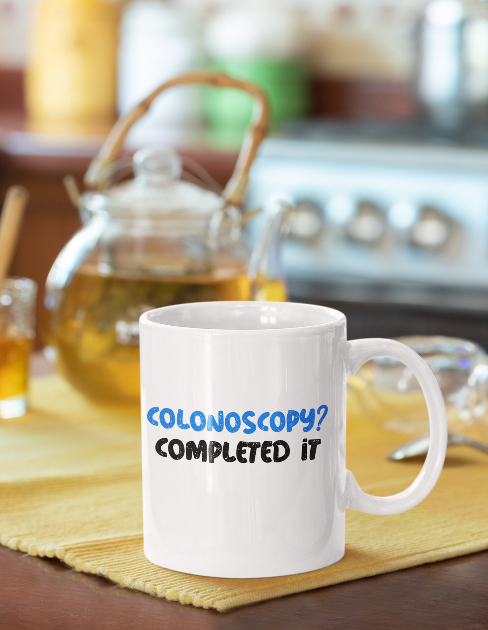Funny Colonoscopy Mug | Men's Get Well Soon Colonoscopy Mug ...