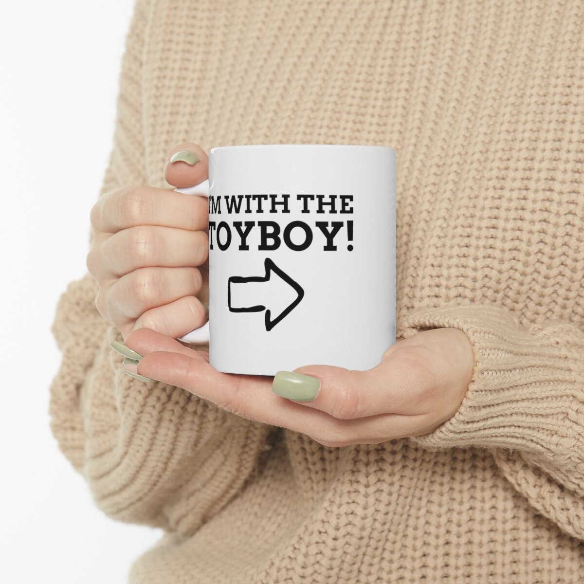 I'm With the Toyboy! Funny Cougar Mug 11oz 330ml Gift for a Cougar Mugs ...