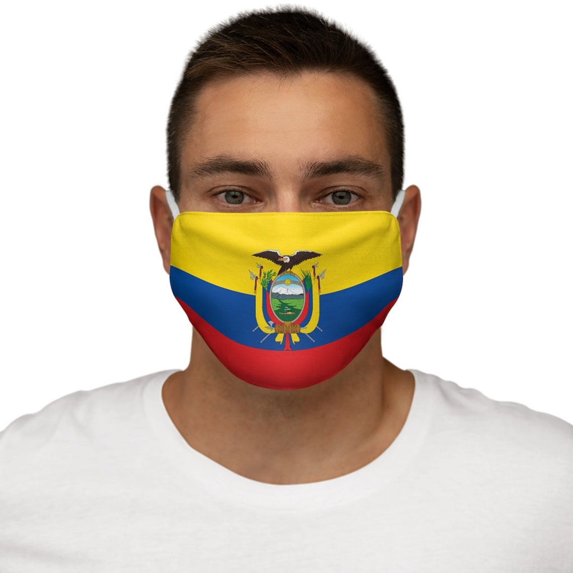 Unisex Ecuadorian Flag Face Mask Breathable & Flexible Flag - Etsy
