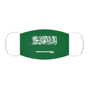 Unisex Saudi Arabian Flag Face Mask | Breathable & Flexible Flag of ...