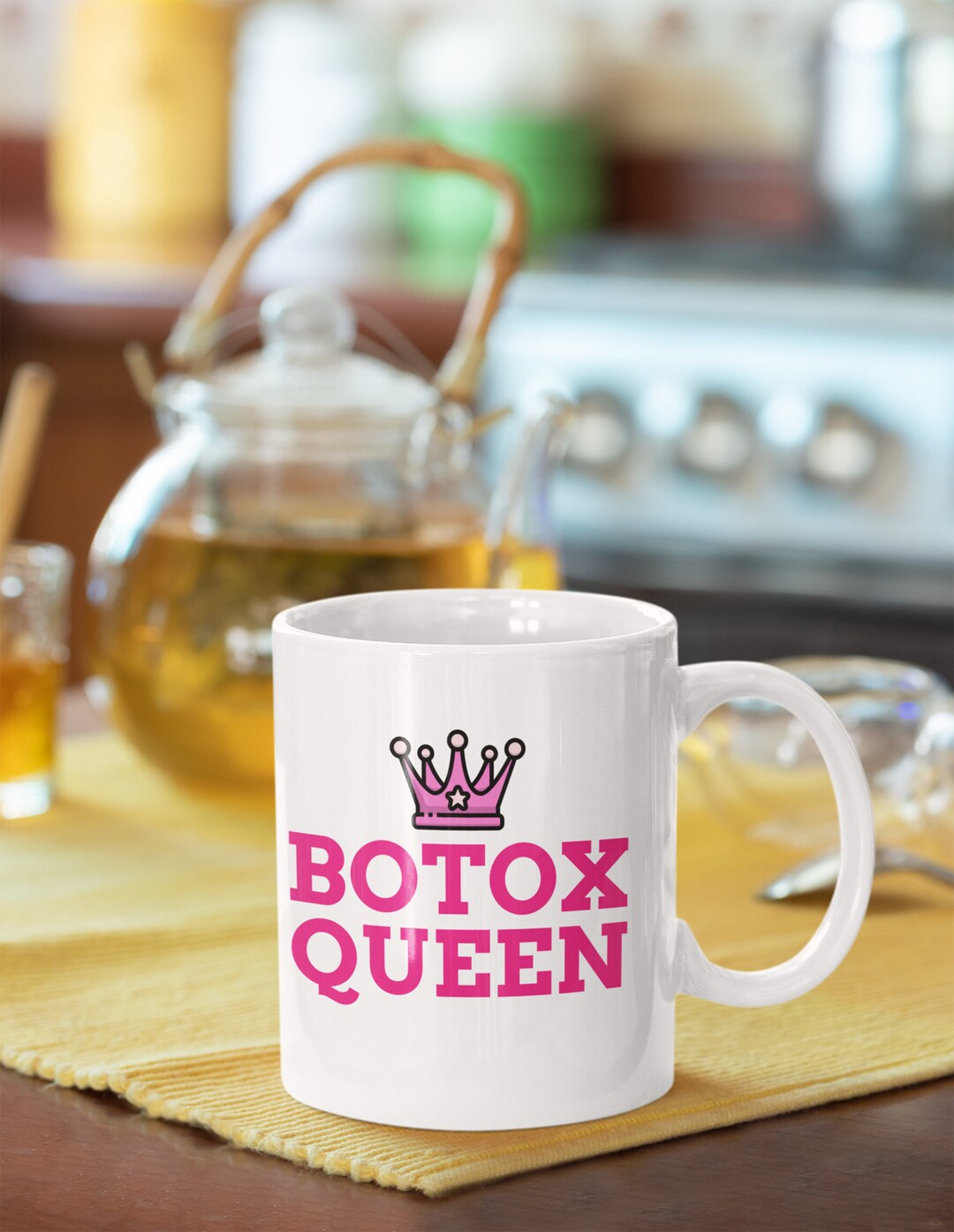 Botox Queen Mug | Queen of Botox Gift Idea | Cosmetic Surgery Mugs | Botox Present | Botox Gift ...