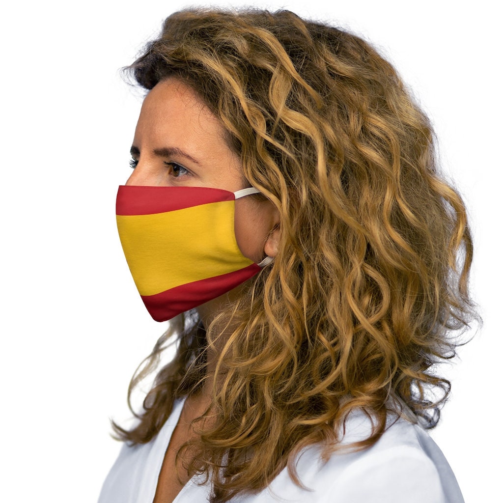 Unisex Spanish Flag Face Mask Breathable & Flexible Flag of - Etsy UK