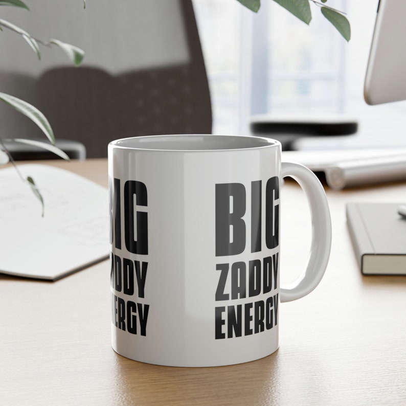 Big Zaddy Energy Funny Silver Fox Mug 11oz 330ml Daddy Gift - Etsy