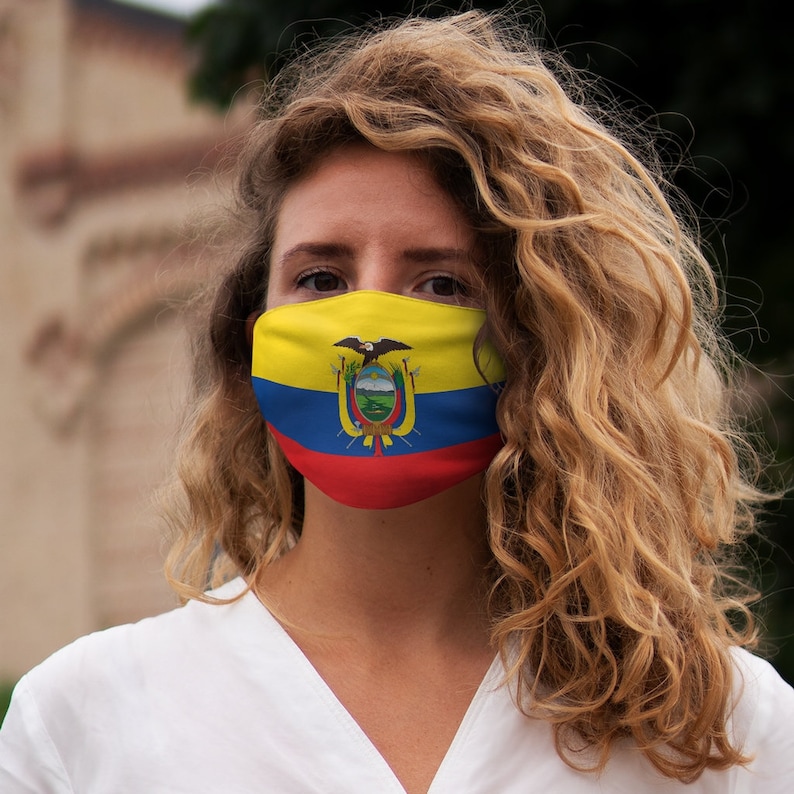 Unisex Ecuadorian Flag Face Mask Breathable & Flexible Flag - Etsy