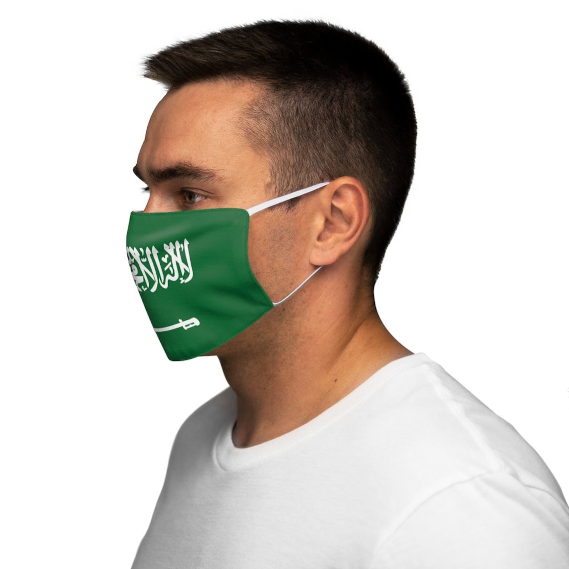 Unisex Saudi Arabian Flag Face Mask Breathable & Flexible - Etsy UK