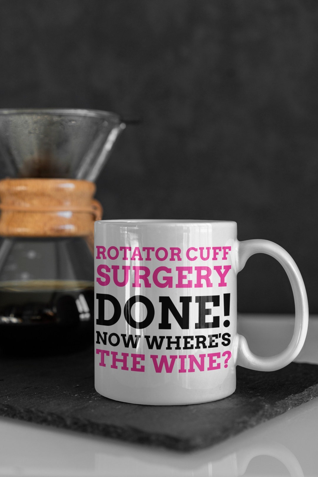 Funny Rotator Cuff Surgery Mug 11oz 330ml Injured Shoulder Gift Ideas ...