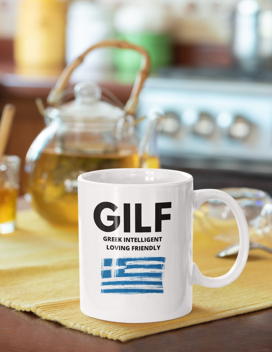 Funny Greece Mug 330ml 11oz | Fun Greek Mugs for Dad Boyfriend Husband ...