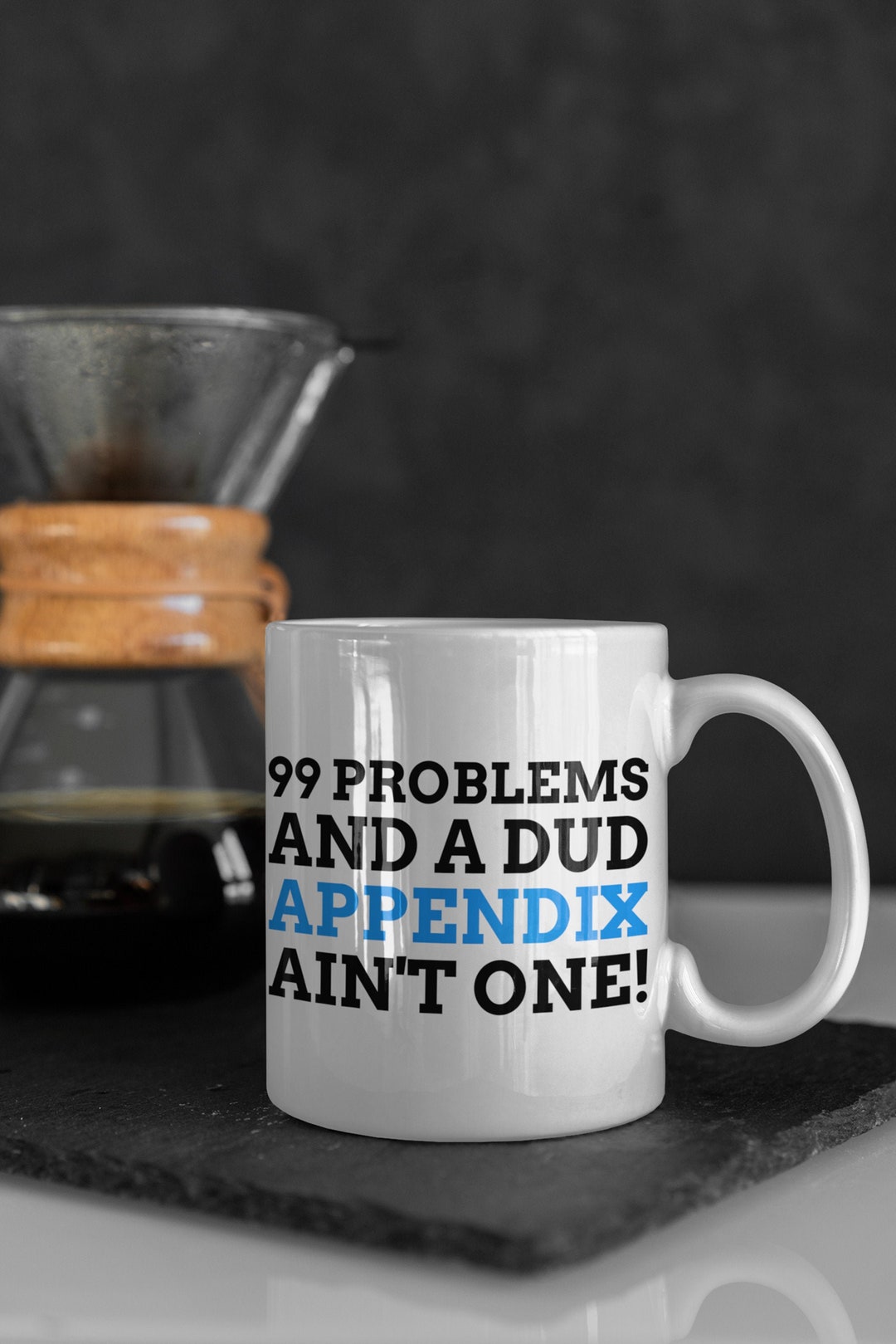 Funny Appendectomy Mug 11oz 330ml | Appendix Removal Mug | Cool ...