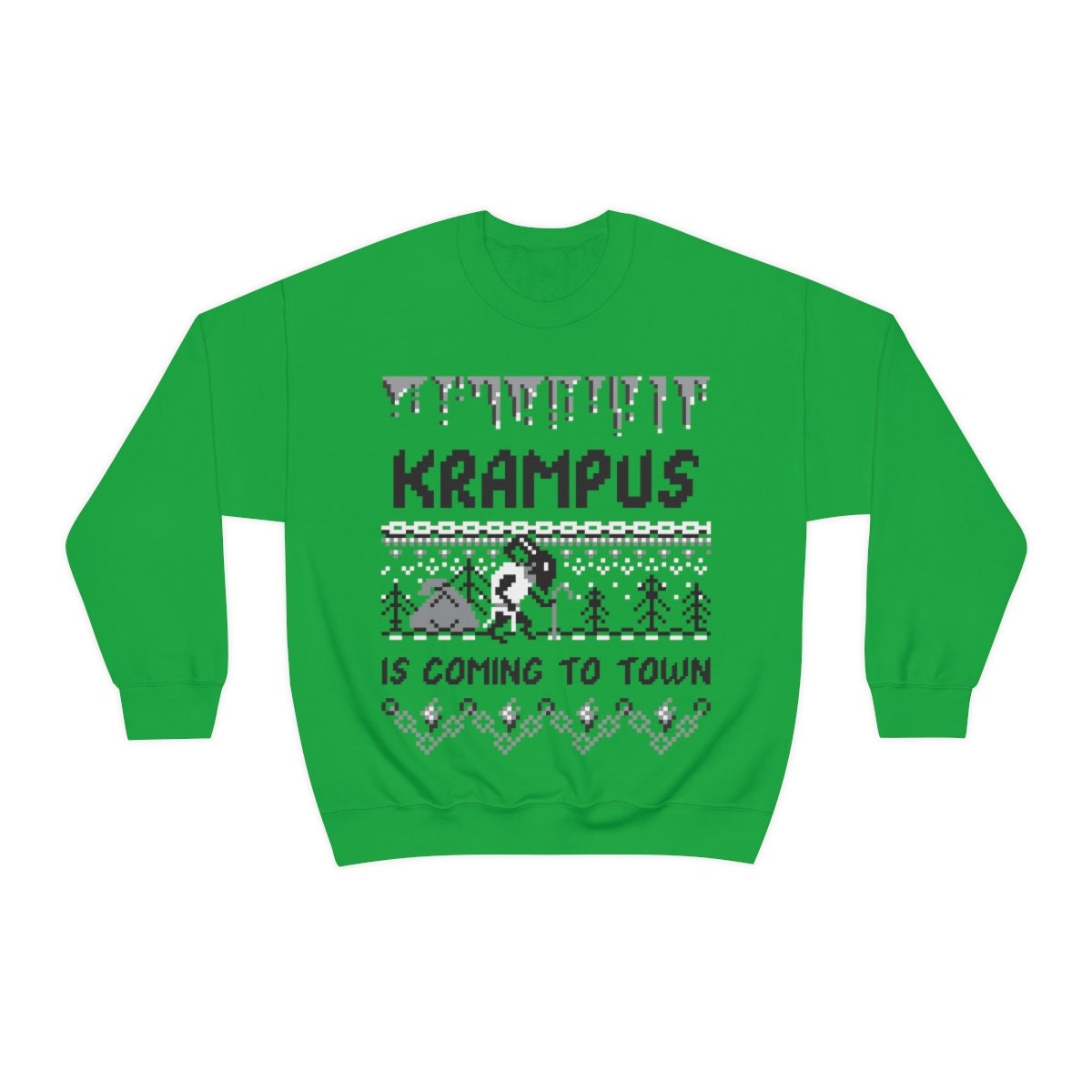 Unisex Krampus is Coming to Town! Funny Krampus Sweatshirt, Demonic ...