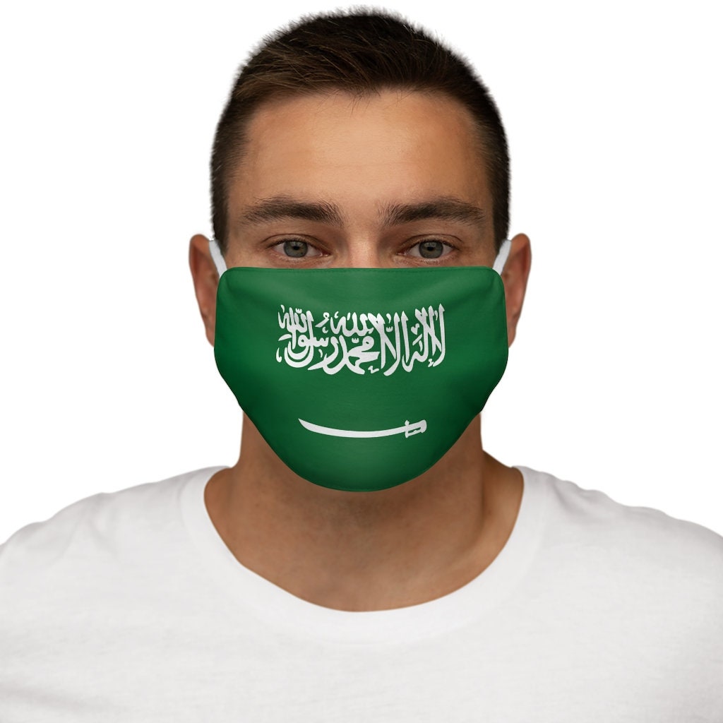 Unisex Saudi Arabian Flag Face Mask Breathable & Flexible - Etsy UK