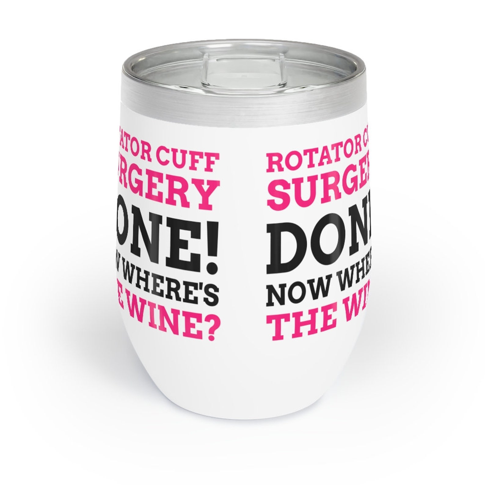 Funny Rotator Cuff Surgery Wine Tumbler 12oz 350ml Injured - Etsy