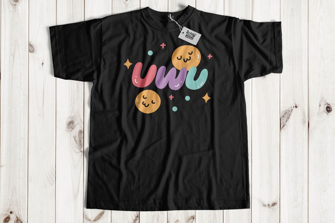 Unisex Cute UWU Face T-shirt and Cute Emoji Meme OWO Gifts - Etsy