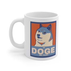 Funny Doge Coin Mug 11oz 330ml Meme Doge Gift Ideas, "very Currency Wow ...