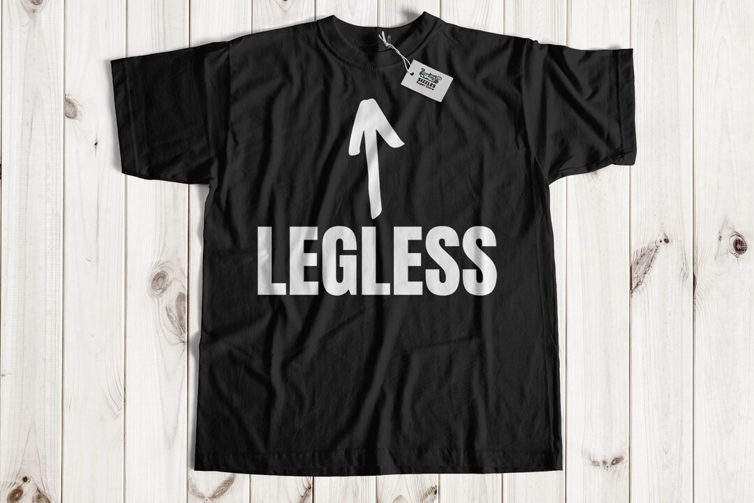 Unisex Funny Legless Leg Amputee T-shirt and Drunk Stag Gifts - Etsy